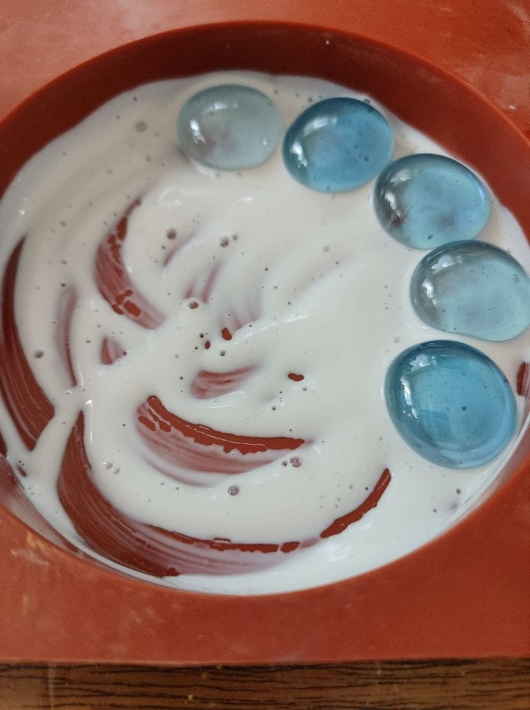 Beautiful Glass Gem Mod Podge Coasters DIY - Sincere Mommy