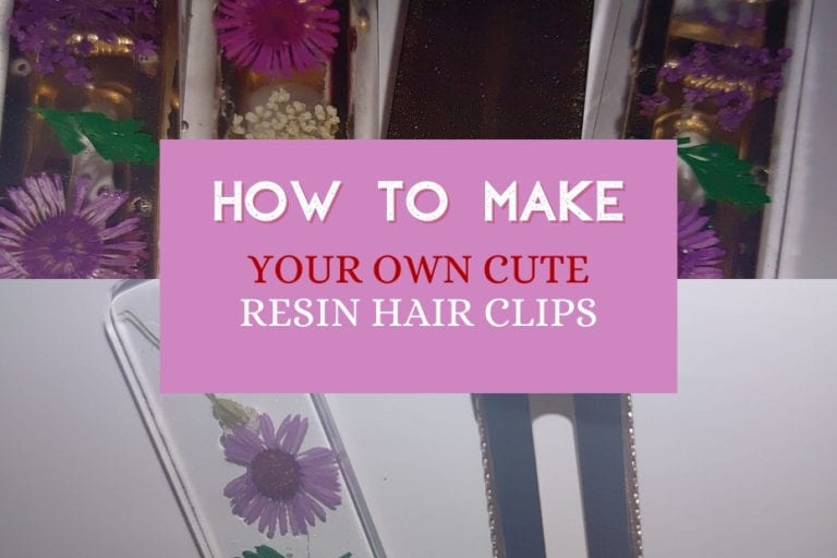 How To Make Your Own Cute Resin Hair Clips – Sincere Mommy